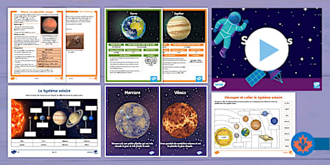 Space and the Solar System Vocabulary French