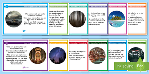 Creating Atmosphere Writing Worksheets | Primary Resources