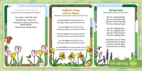 KS2 Spring Poem Examples