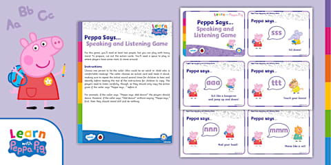 Peppa Pig: "Pips in a Pack" Letter Formation Worksheet