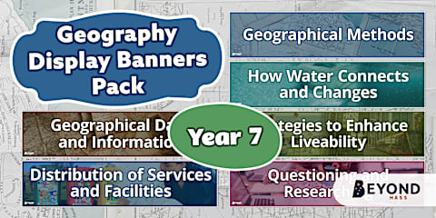 Geography (Year 10) Display Banners Pack