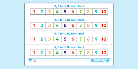 Toys Number Track (1-20)
