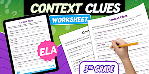 Sixth Grade Using Context Clues Worksheet