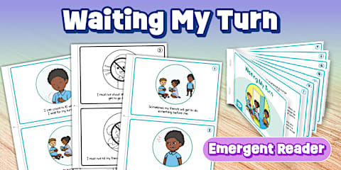 Social Story Waiting Your Turn Booklet