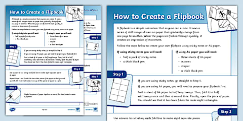 Blank Flap Book
