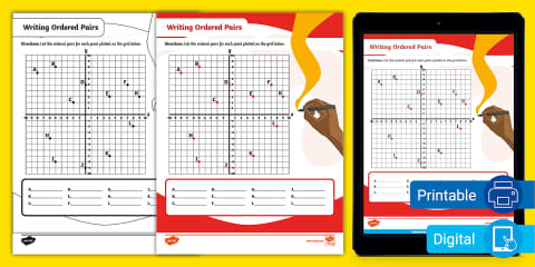 Sixth Grade Coordinate Plane and Quadrants: Plotting Points Worksheet