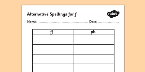 Ph Words: Differentiated Worksheets for Kids