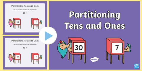 Place Value Base Ten Activity PowerPoint Tens & Ones - Maths