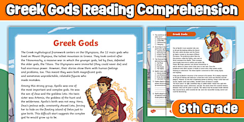 Greek Mythology Prometheus and the Fire Differentiated Reading ...
