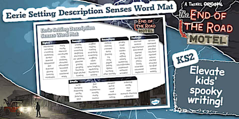 Scary Setting Description Examples Word Mat