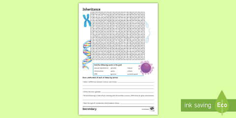 Genetic Terms Word Search