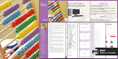 Algebra: Expanding Brackets Differentiated Activity Sheet