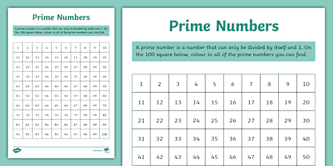 Recalling Prime Numbers 0-19 Worksheet