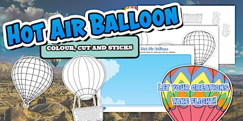 Design a Unicorn Colour, Cut and Stick Activity