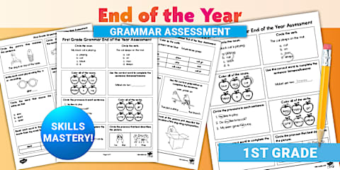 First Grade End of the Year Assessment Pack