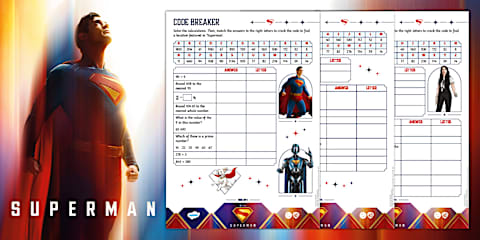 Superman Activity Book - Literacy, Numeracy, Problem-Solving
