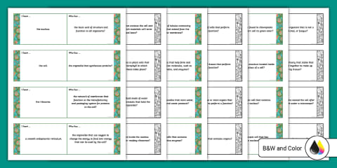 I Have, Who Has R-Blends Game for Older Learners