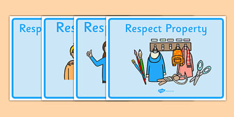 Be Safe Be Respectful Be Responsible Display Poster | Poster