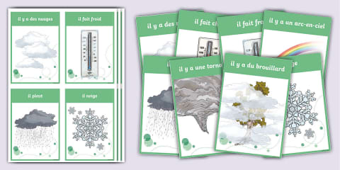French: Weather Activity Sheet