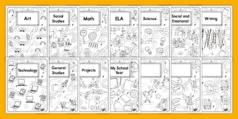 Learning Portfolio Cover Page Template | Editable