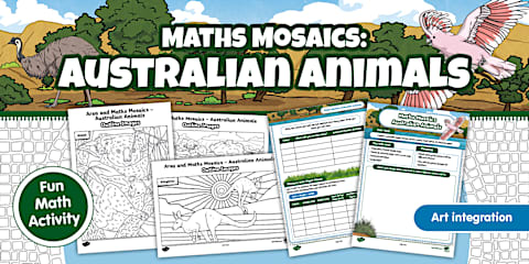 Maths Mosaics: Ocean Animals
