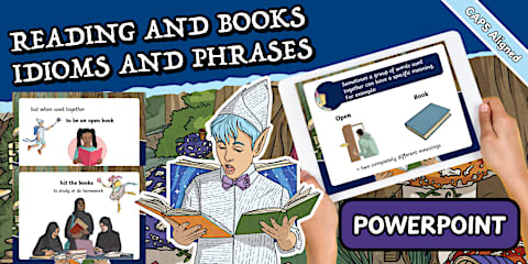 Intermediate Phase English - Term 2 - Reading and Books Idioms and ...