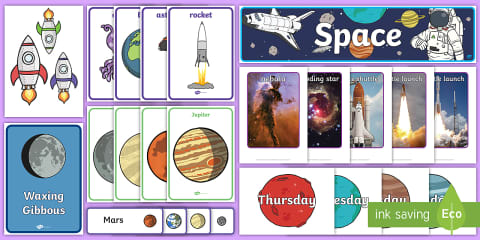 Space Words Flashcards