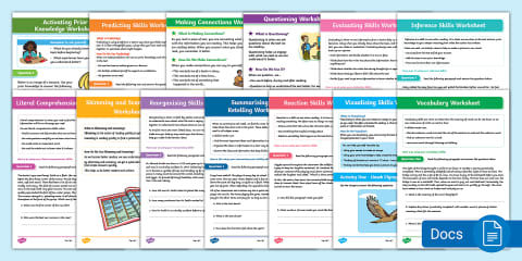 Reading Comprehension Skills: Vocabulary Worksheet (Year 3-4)
