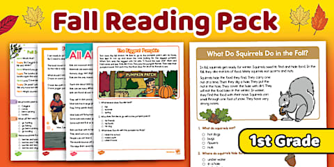 First Grade September Reading Comprehension Checks