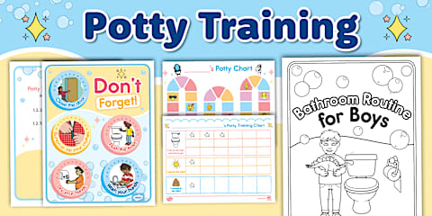 Potty Training Chart With Categories