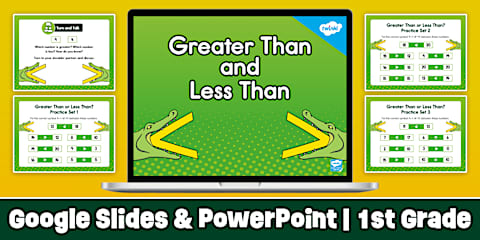 Greater Than and Less Than Up to 20 PowerPoint