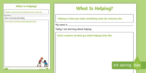 What is Sharing? Worksheet