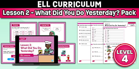 ELL Curriculum: Level 4, Lesson 7 Using a and an Google Slides & PowerPoint