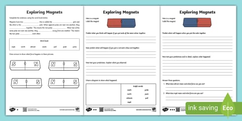 Magnetism Challenge Cards