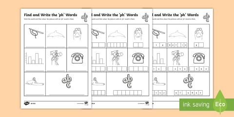 Find and Write the wh Words Differentiated Worksheets