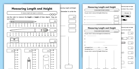 Measuring Length Using Informal Units Worksheet