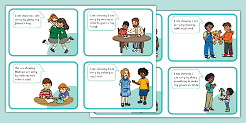 How Can I Show Someone I Am Sorry? Worksheet