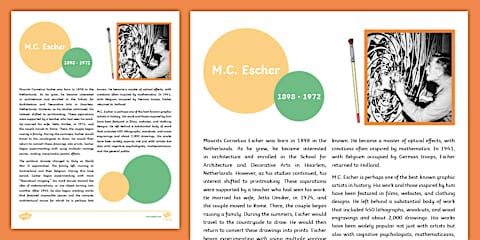 End of Year Maths: Escher Tessellations Project