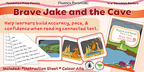Reading Fluency Pack - Pyramid Sentence phase 2-6