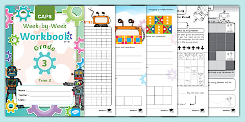 Grade 1 - Robotics and Coding- Term 2 - Workbook. (Extra Practice)