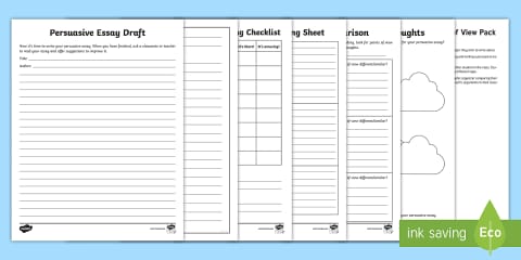 O.R.E.O. Opinion Writing Graphic Organizer Template for 3rd-5th Grade