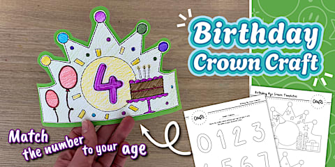 Birthday Crown Craft | Birthday Craft