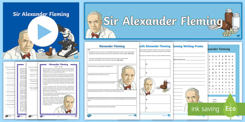 Medical Pioneers: Alexander Fleming Poster