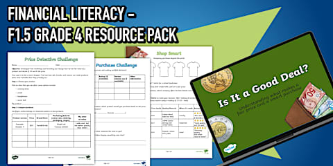 Grade 4-6 Financial Literacy Resource Pack