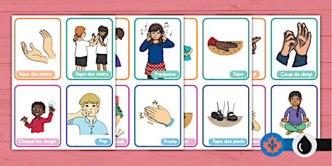 Body Percussion Rainstorm Activity French