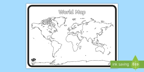 The Five Oceans Worksheet | Primary Resource | Twinkl