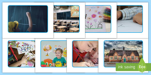 The School Aistear Classroom Trace the Words Worksheet