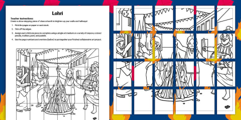Happy Diwali! Collaborative Art Banner