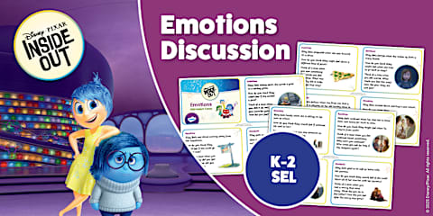 Inside Out: Emotions Speaking and Listening SEL Discussion Cards for ...