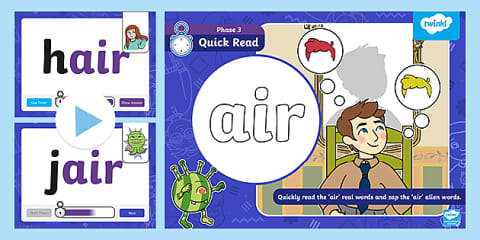 ur, ow, oi, ear, air, er, ure PowerPoint | Phonics | Twinkl